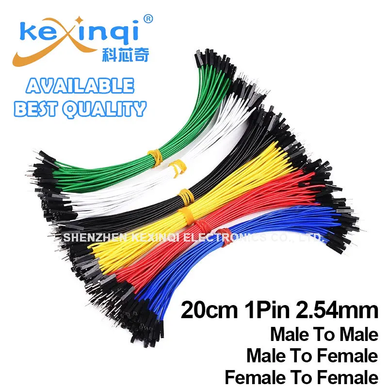 Dupont-Cable-electr-nico-para-Arduino-10-piezas-1pin-20cm-2-54mm-macho ...