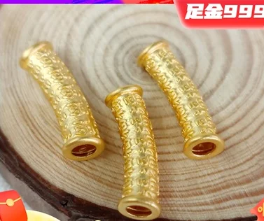 24k pure gold jewelry parts real gold 999 charms original gold jewelry ...