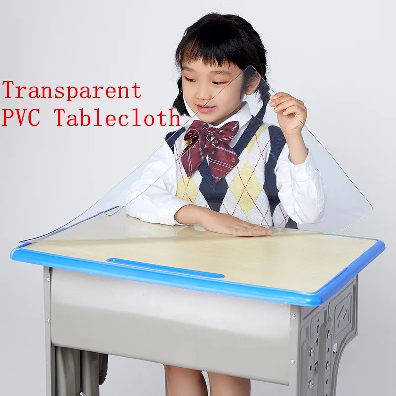 PVC-Transparent-Tablecloth-Waterproof-Desk-mat-for-kids-1mm-thickness ...