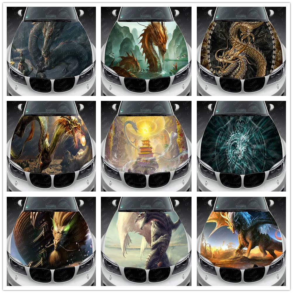 Chinese-Dragon-Car-Hood-Decal-Wrap-Dragon-Decal-Rifle-Vinyl-Sticker ...