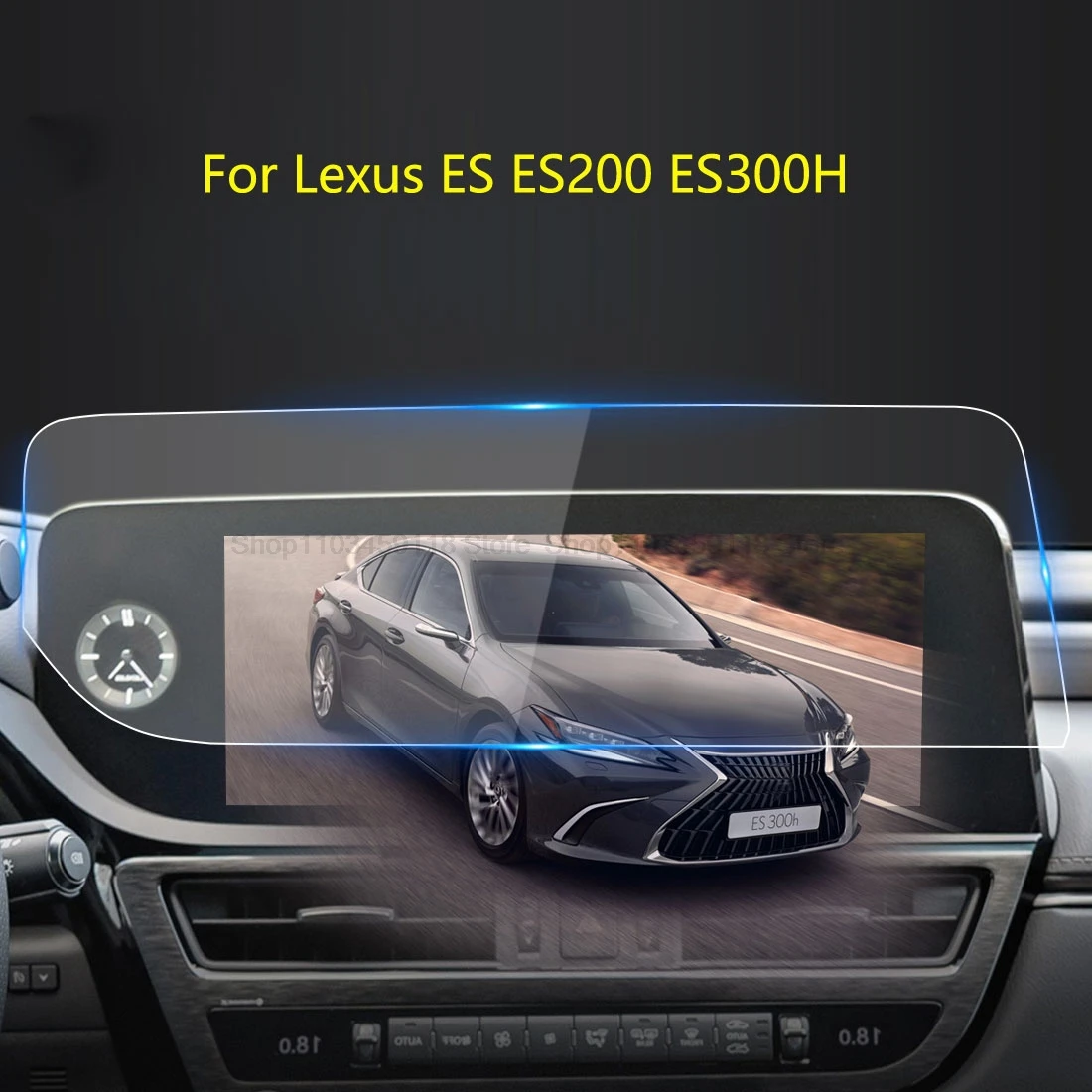 Tempered-glass-screen-protector-For-Lexus-ES-ES200-ES300H-2022-2023-12 ...