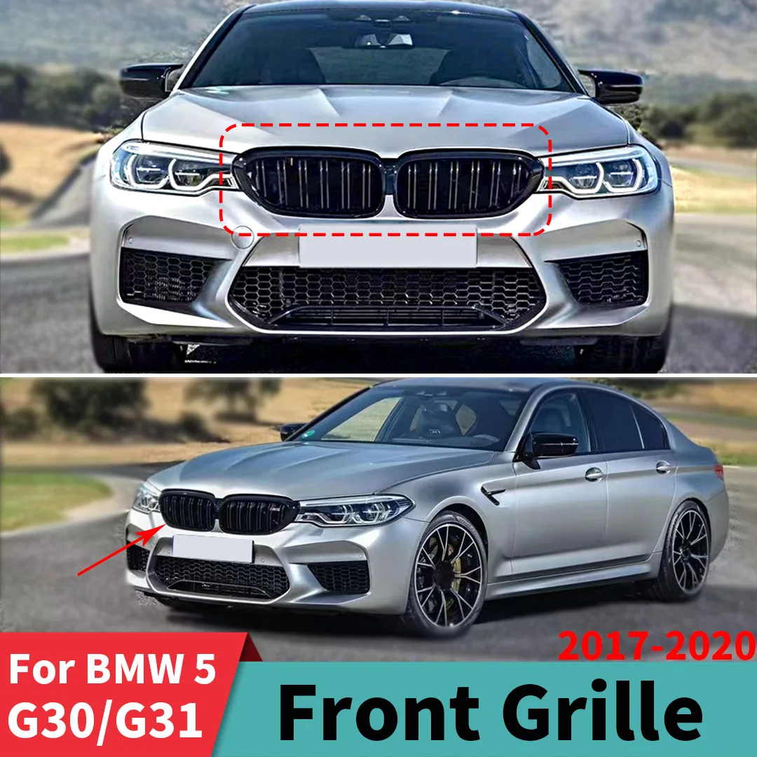 Front-Grille-Bumper-Grill-Grid-Tuning-Accessories-For-BMW-5-G30-G31 ...
