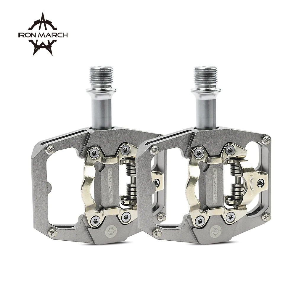 IRON-MARCH-Self-Locking-Pedals-SPD-System-Non-Slip-Waterproof-Bicycle ...