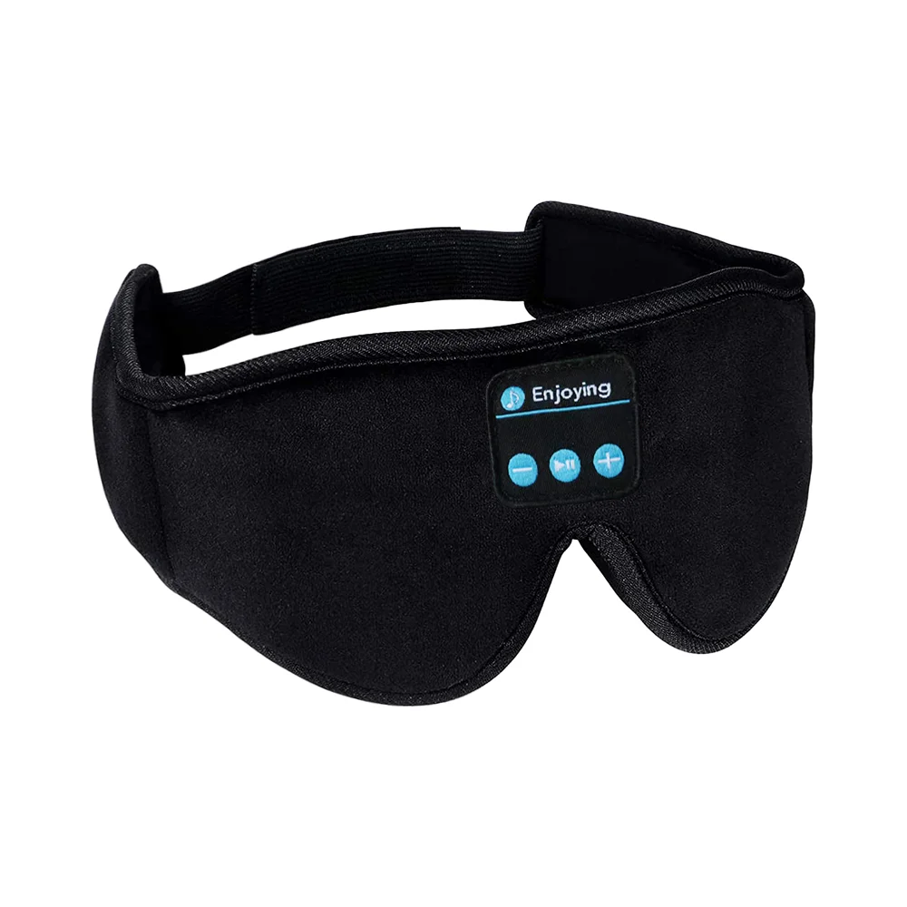 Fones de ouvido sem fio Bluetooth Sleeping Mask, novo fone de ouvido 3D ...
