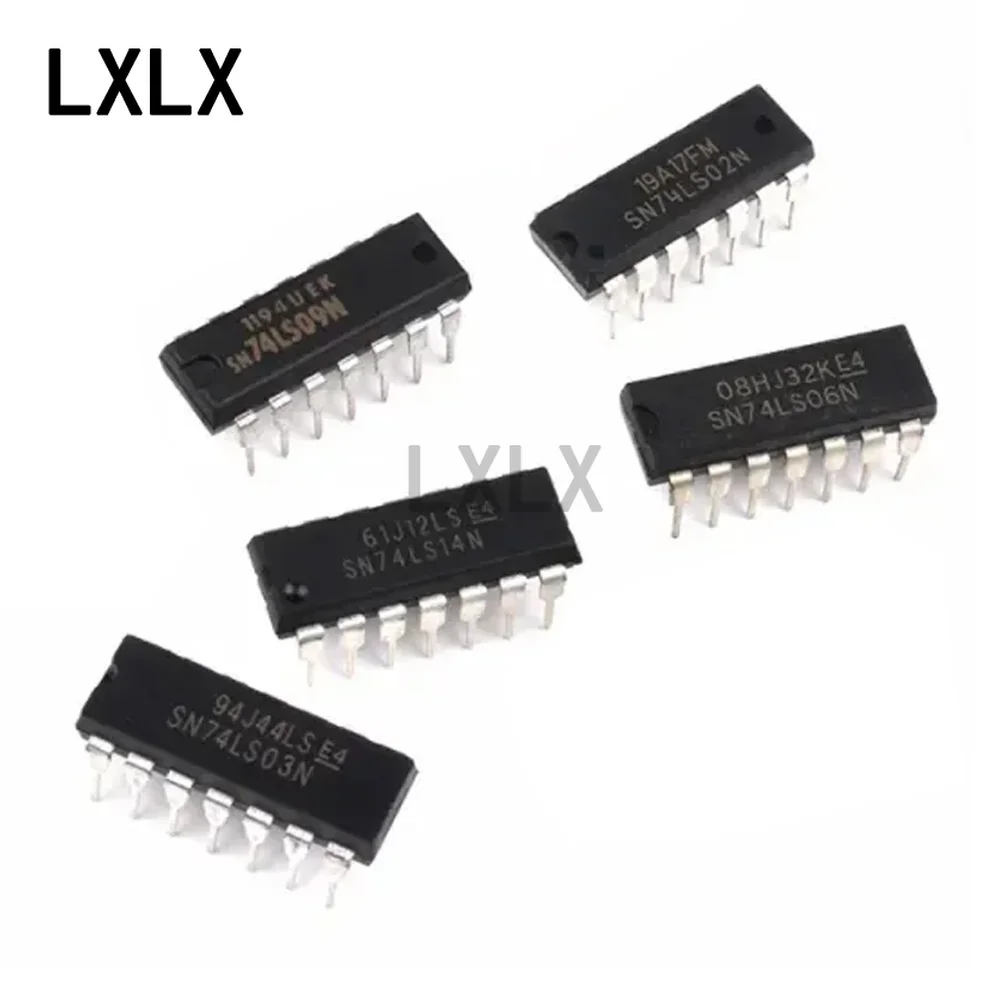 25 piezas SN74LS00N DIP 74LS02N 74LS04 DIP-14 HD74LS08P SN74LS10N SN74LS20N SN74LS32N SN74LS47N ...