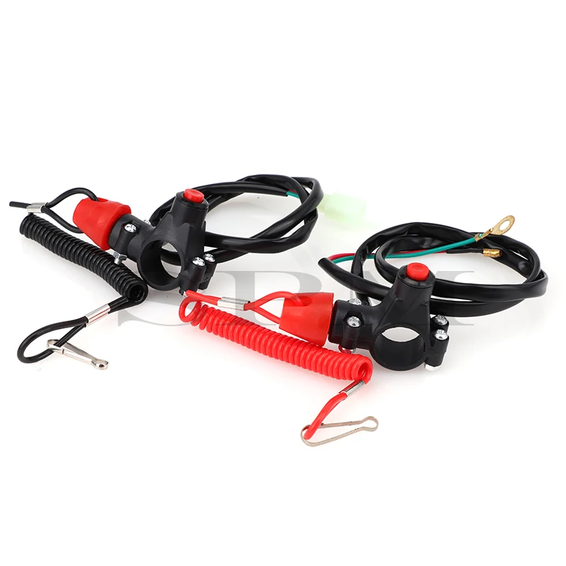 Tether Lanyard Emergency Kill Stop Engine | Motorcycle Emergency Stop ...