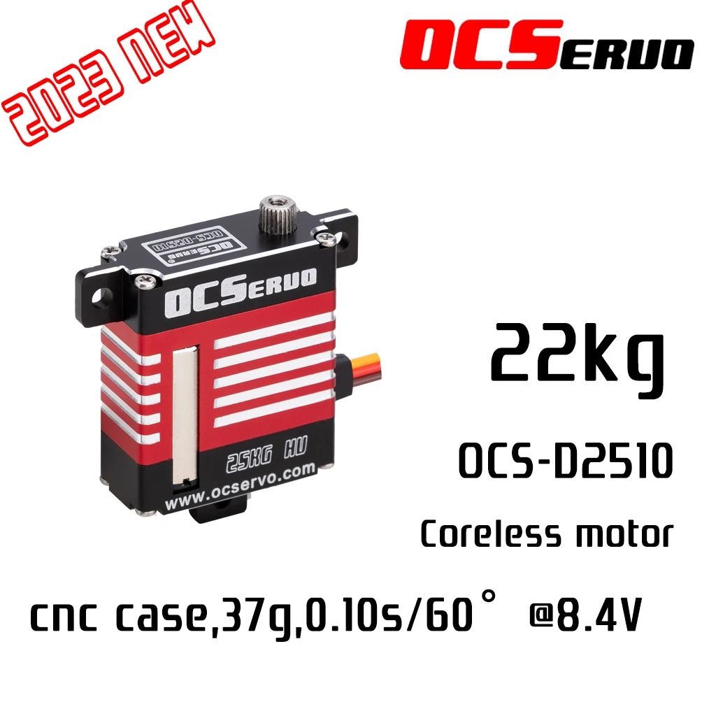 OCServo-OCS-D2510-8-4V22kg-cm-0-10S-60-Digital-Mirco-Servo-Alta-Vota-o ...