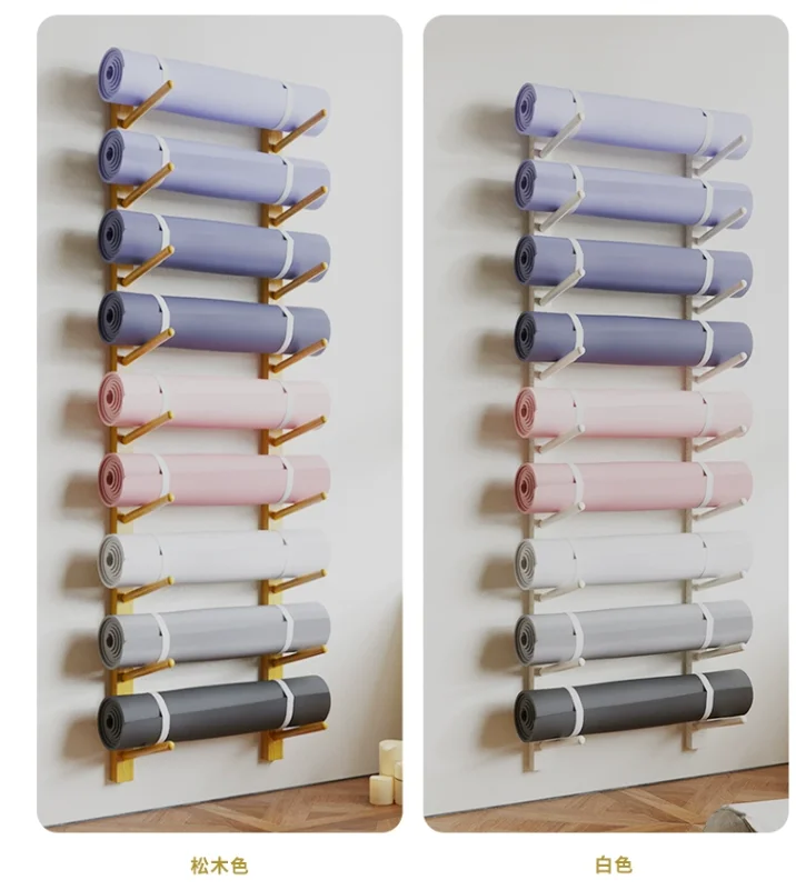 Yoga-mat-storage-foam-yoga-studio-shelf-storage-cabinet-massage-roller ...