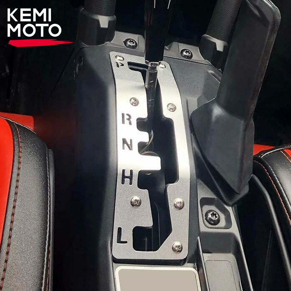 ATV-UTV-Stainless-Steel-Racing-Shift-Gate-Gear-trim-piece-for-Can-Am ...