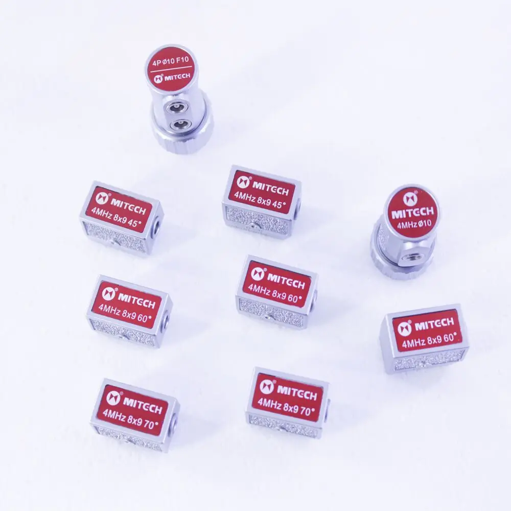 Transductor de sonda única Dual Mitech 2MHz 4MHz 8x9 20x22 MFD350B ...