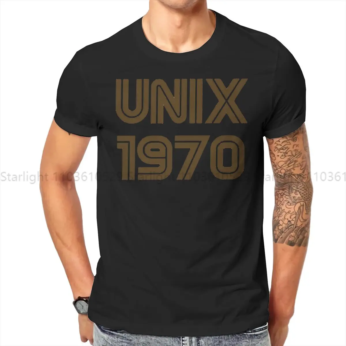 Unix 1970 TShirt For Men Linux Operating System Clothing Novelty T ...