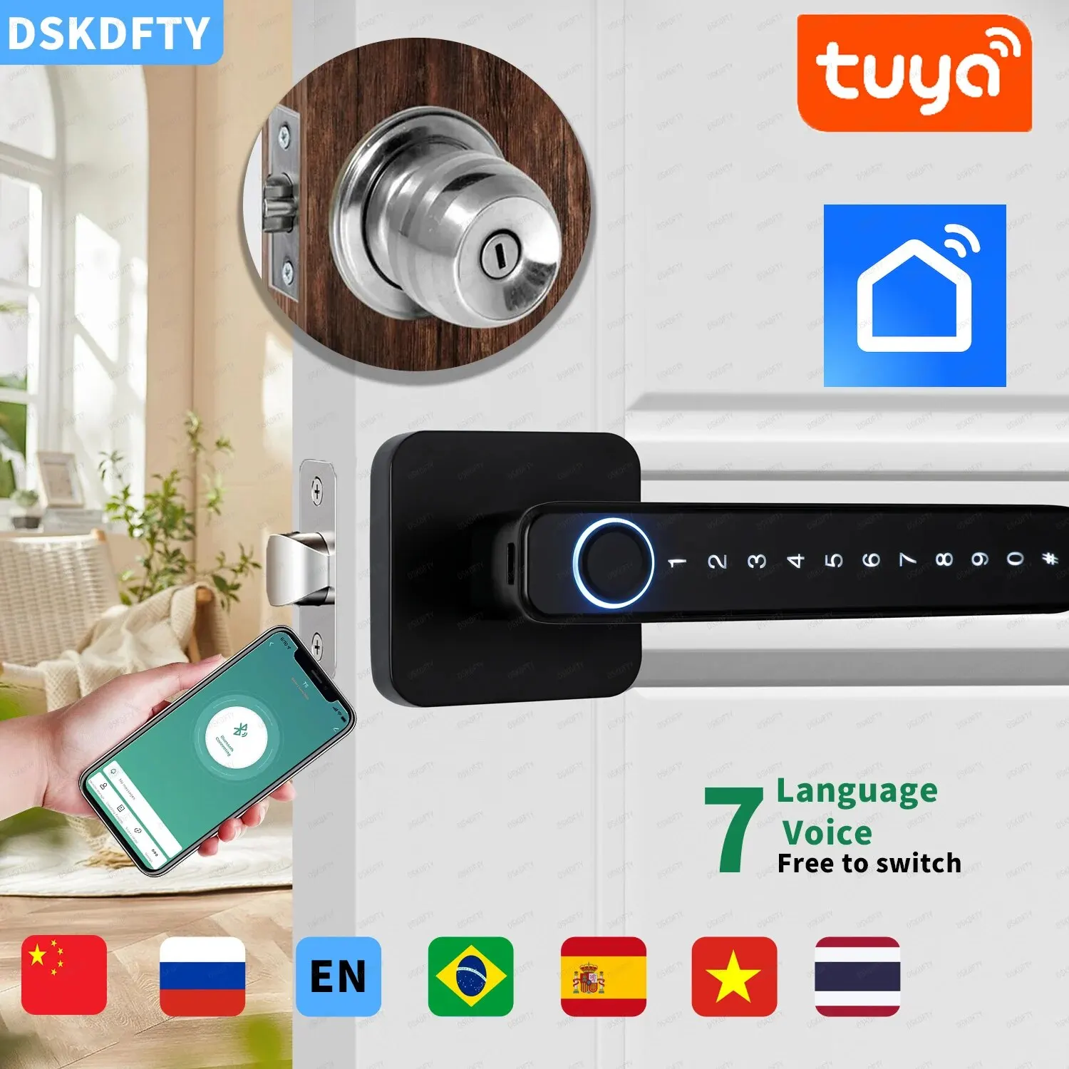 Tuya-Fingerprint-Door-Lock-Door-Knob-with-Keypad-Keyless-Entry-Door ...