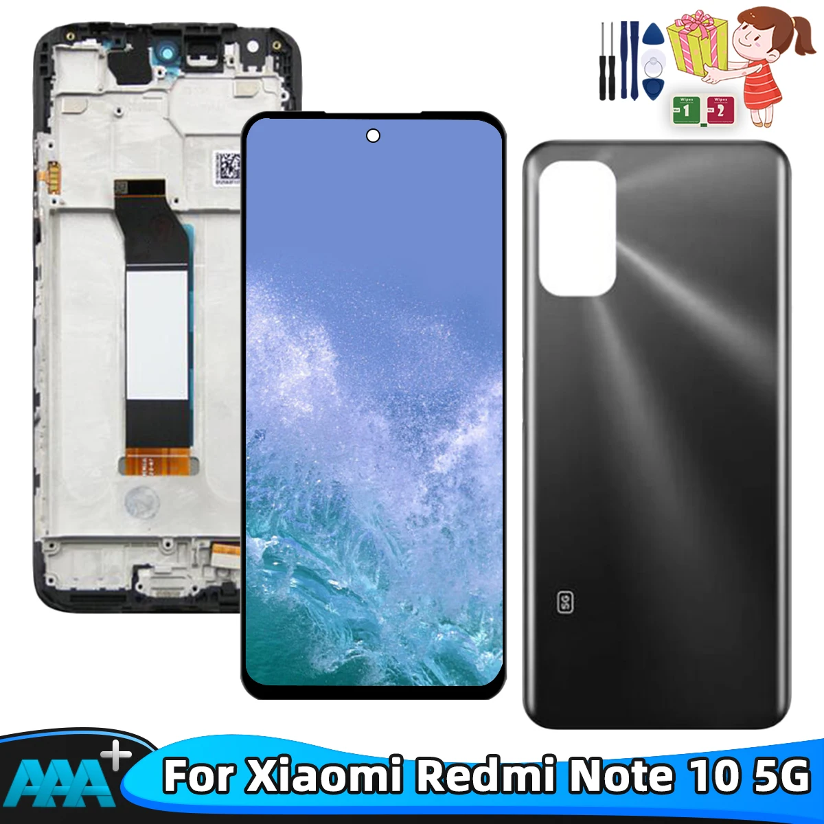 100-Tested-LCD-For-Xiaomi-Redmi-Note-10-5G-LCD-Display-Touch-Screen ...