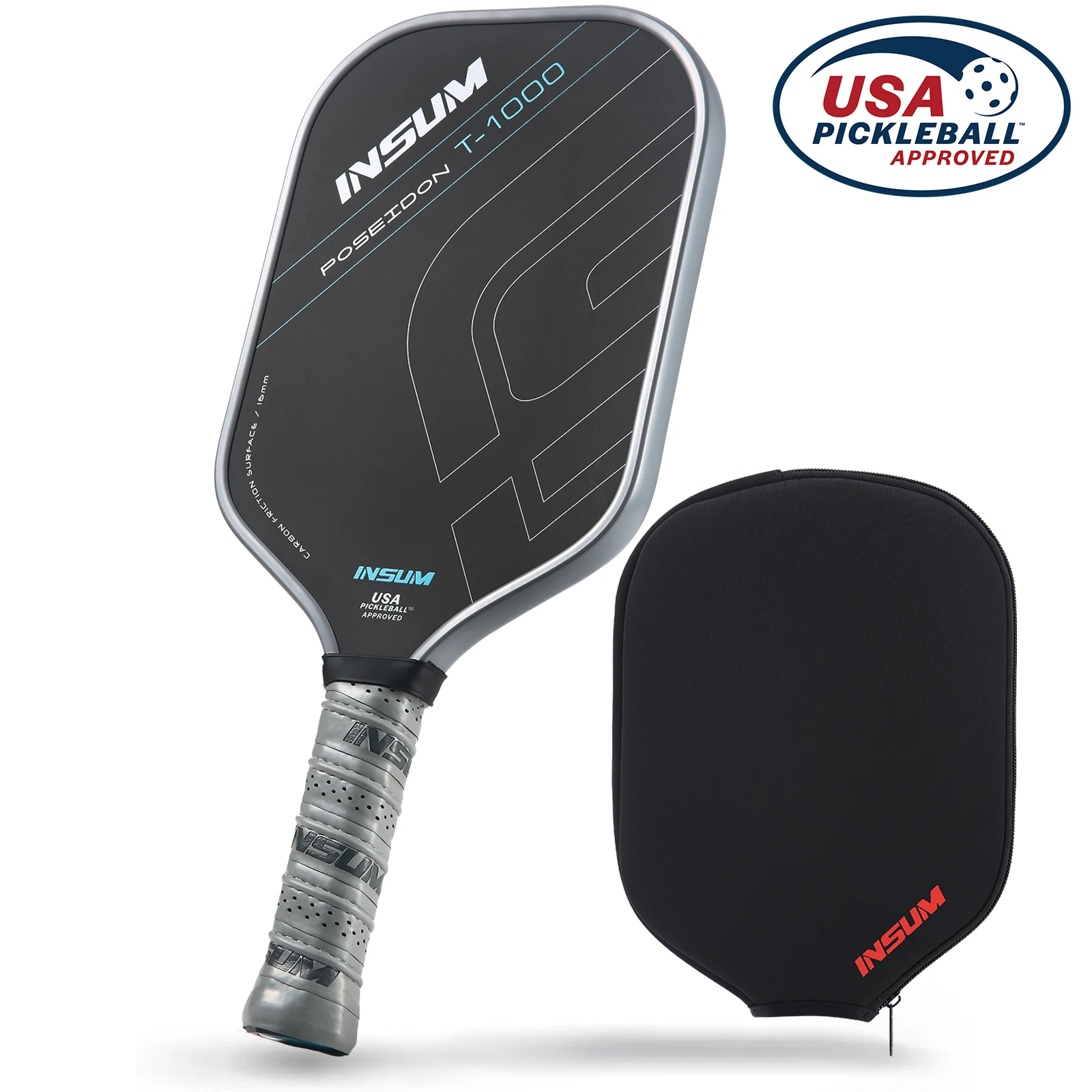INSUM-T1000-Pickleball-Paddles-USAPA-Approved-Charged-Surface-Tech-360 ...
