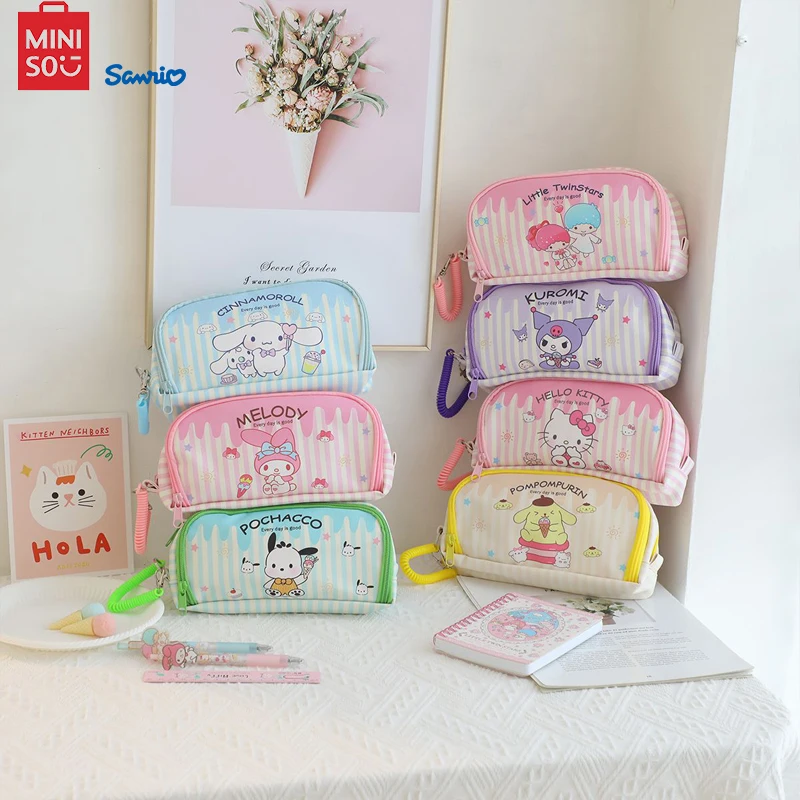 MINISO-Hello-kitty-Pencil-Cases-Stationery-Sacs-Cinnamoroll-Cartoon ...