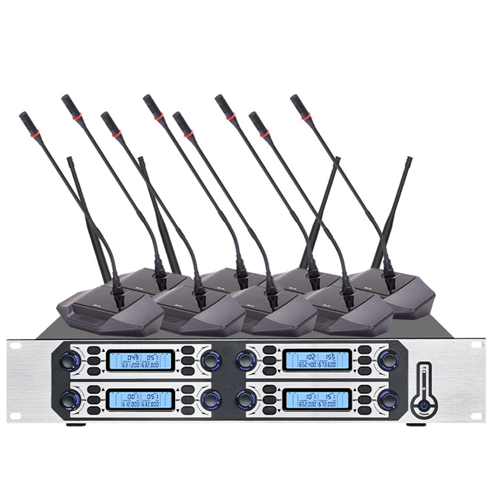 8 channel professional microphone system Conference microphone ...