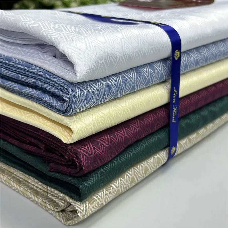 High-Quality-5-Yards-White-African-atiku-fabric-for-man-Soft-garment ...