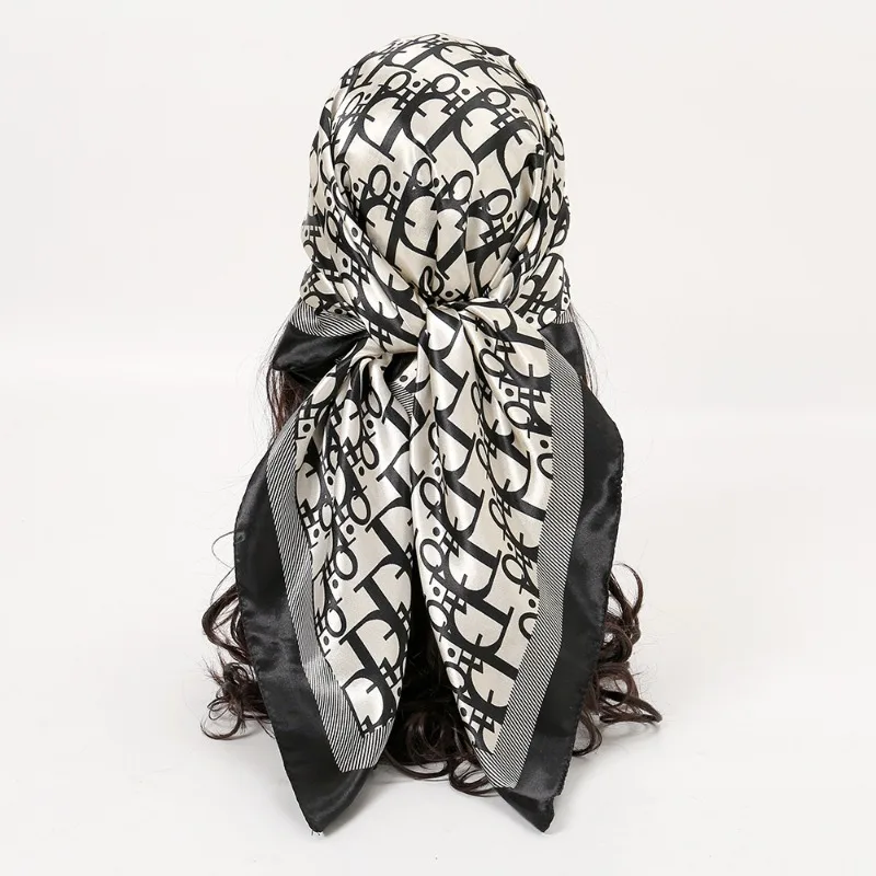 Burst-Simulation-Silk-Letter-Printing-90-Square-Scarf-Professional ...