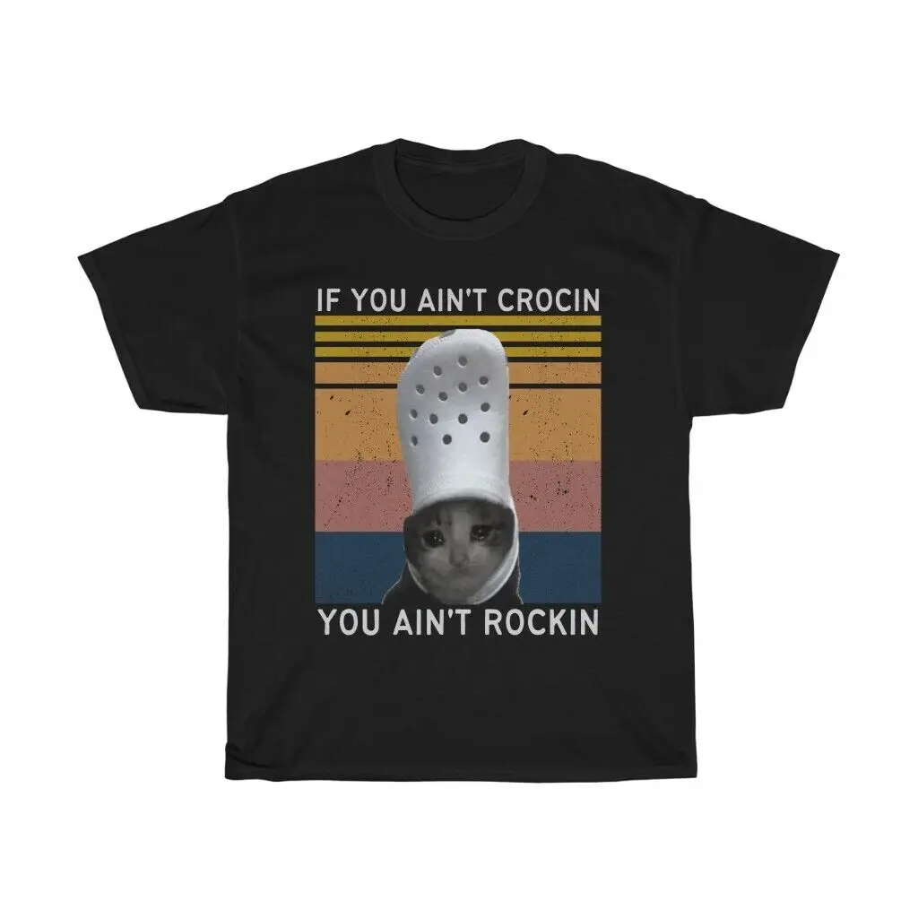 Crying-Cat-Croc-Meme-Funny-Shirt-If-Fashion-Printing-Men-s-Short-Sleeve ...