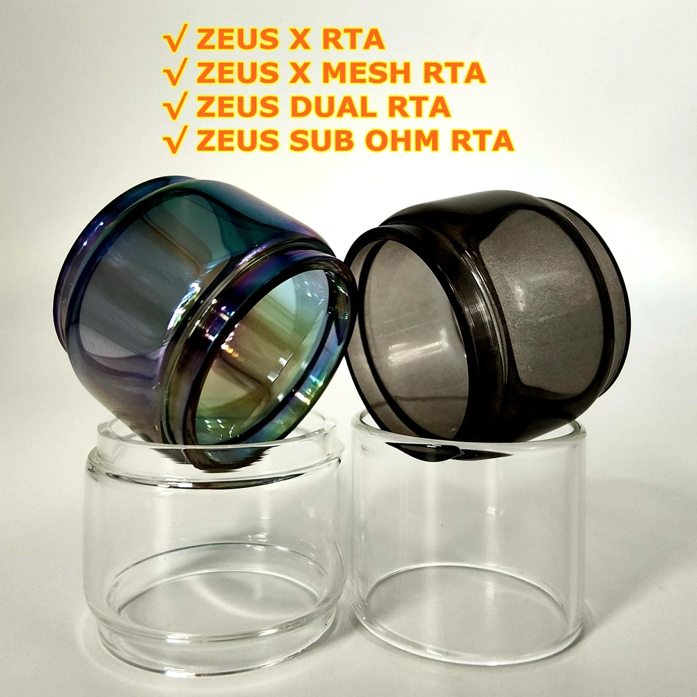 Bubble Glass Tube For Zeus X Mesh/ Zeus subohm Replacement Mini Glass ...