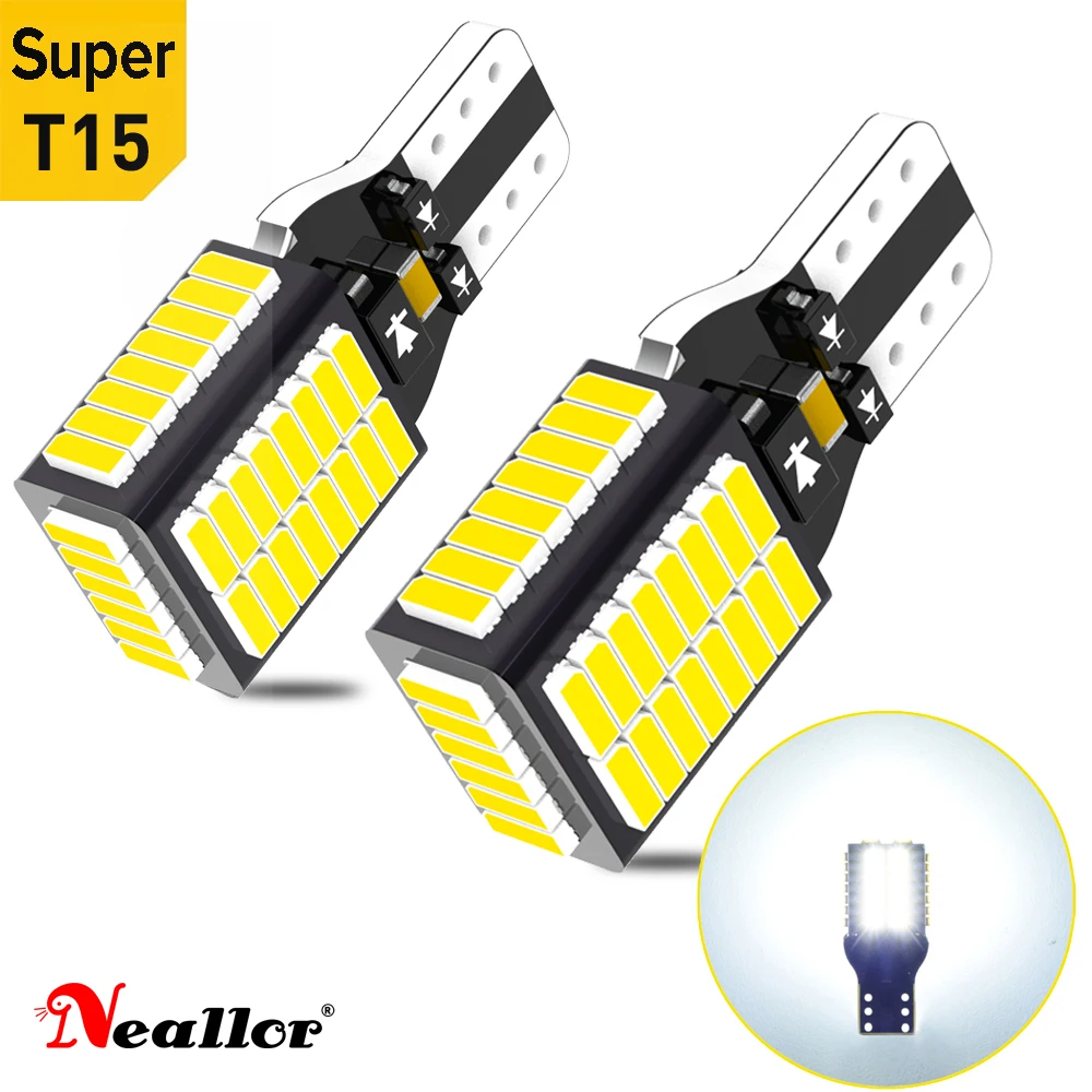 2x LED T15 W16W 921 NO OBC Error Free Bulb Canbus Car Backup Reserve ...