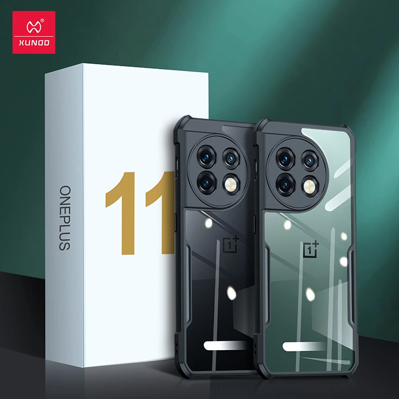 Xundd Shockproof Case For OnePlus11, Protective Transparent Bumper ...