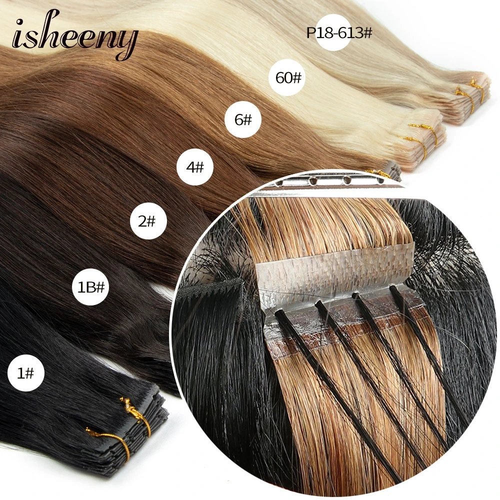 isheeny-16-20-Twin-Tab-Weft-Hair-Extensions-Machine-Remy-Pull-Through ...