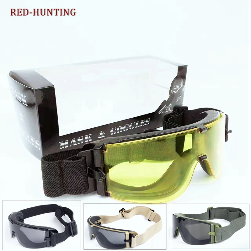 New X800 Military Tactical Goggles Special Forces Windproof Sand-proof ...