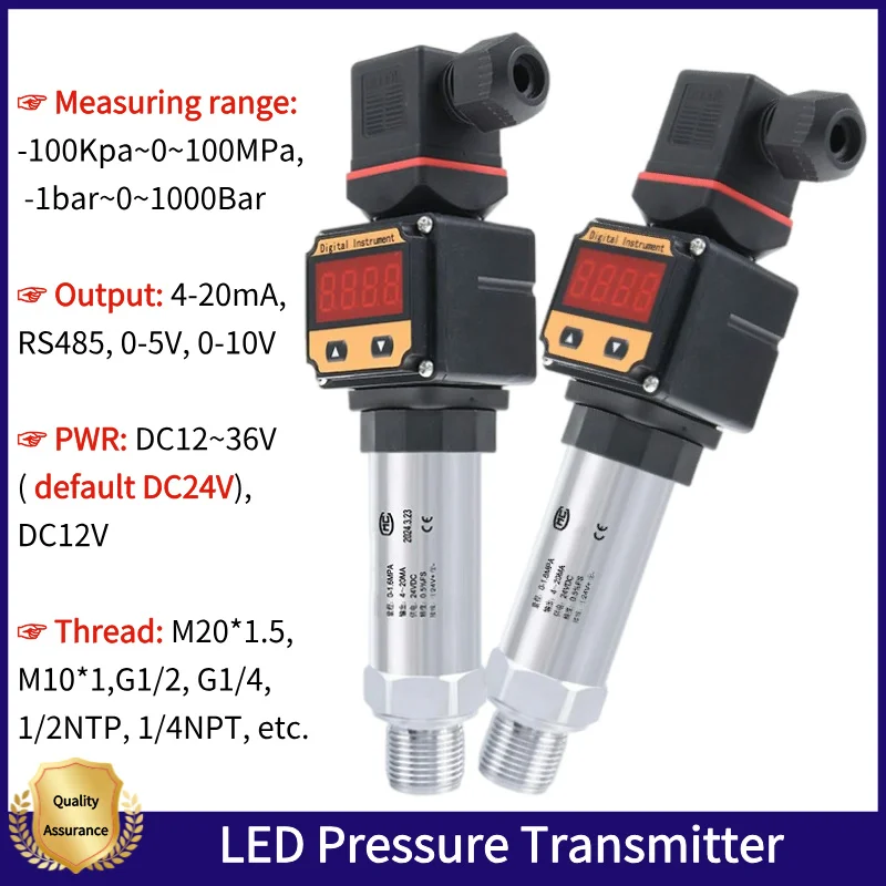 Digital-Display-4-20mA-0-10V-RS485-Pressure-Transmitter-Absolute ...