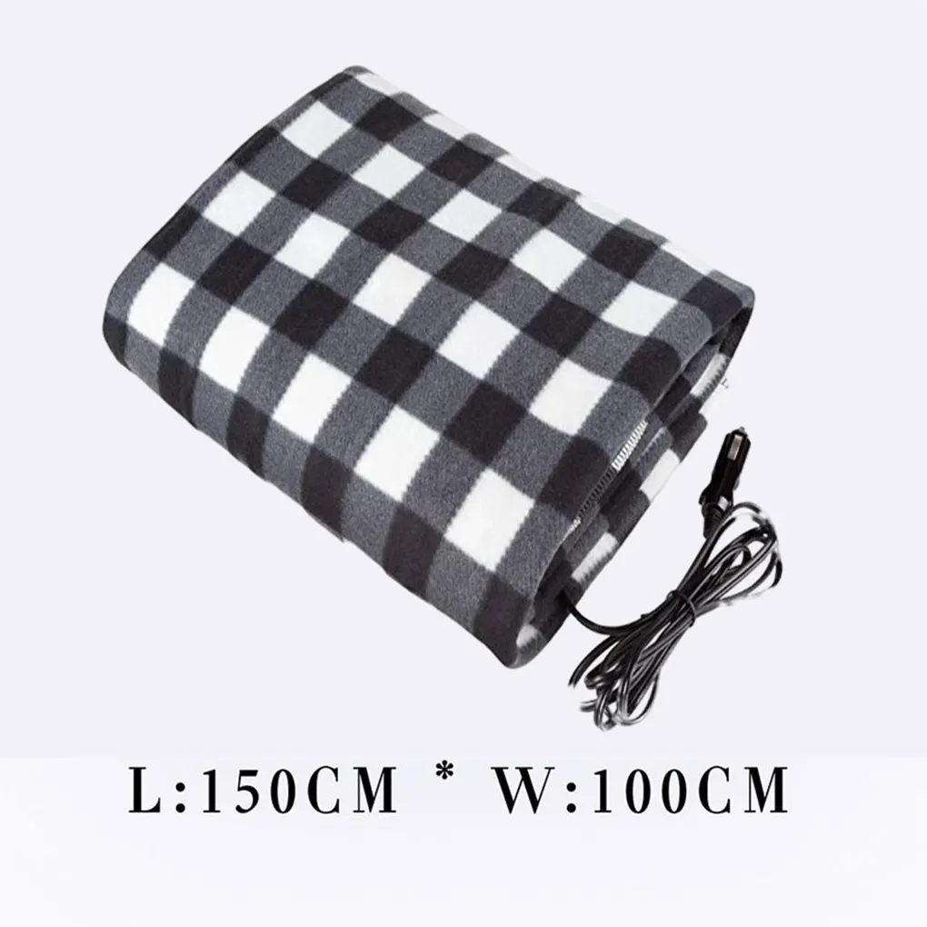 Electric-Car-Blanket-Winter-12-Volt-Heated-Throw-Vehicle-mounted-Heat ...
