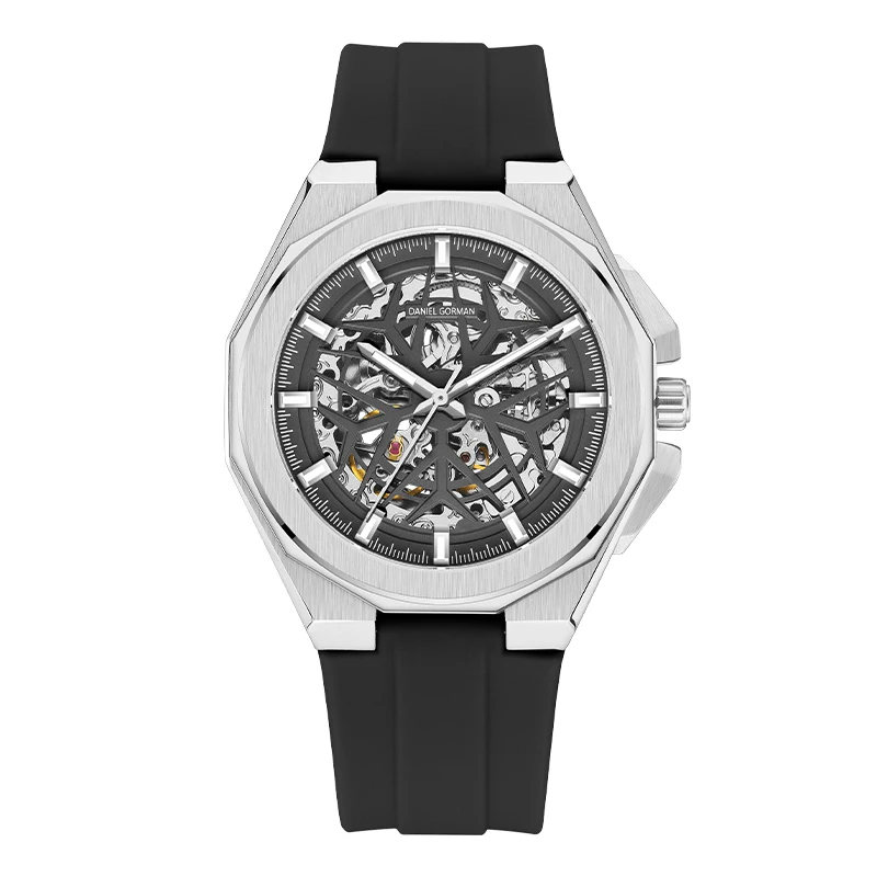 DANIEL GORMAN Classic Mechanical Watches Luminous Hands Irregular ...