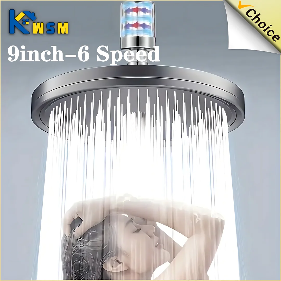 Six-speed-Adjustable-Overhead-Shower-Head-High-Pressure-Shower-Head ...