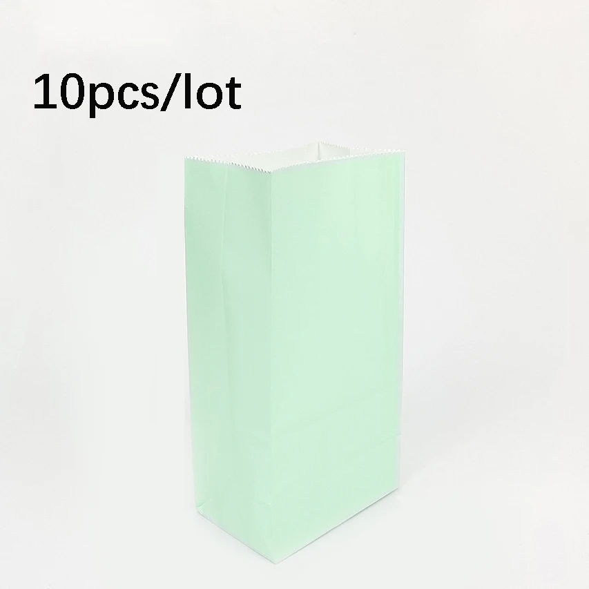 10 bolsas de regalo de papel para macarrones, bolsas de papel Kraft ...