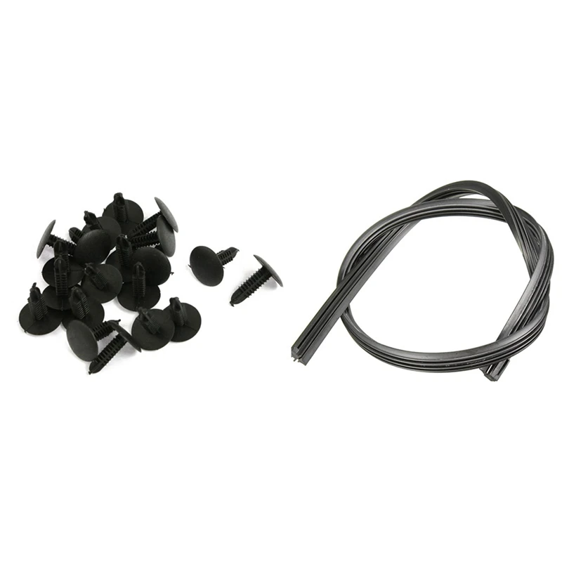 20Pc Plastic Fir Tree Trim Panel Clips 16Mm Head For 4.8Mm Hole Black ...