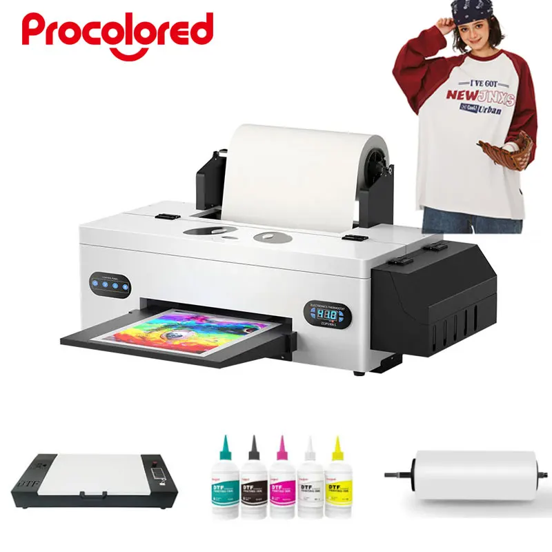 Impressora De Transferência Dtf A3 Epson L1800 Impressora Tshirt Com Forno De Cura E Alimentador ...