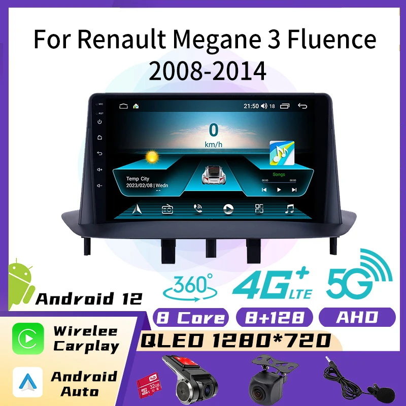 Android-Car-Radio-Stereo-for-Renault-Megane-3-Fluence-2008-2014-9-2-Din ...