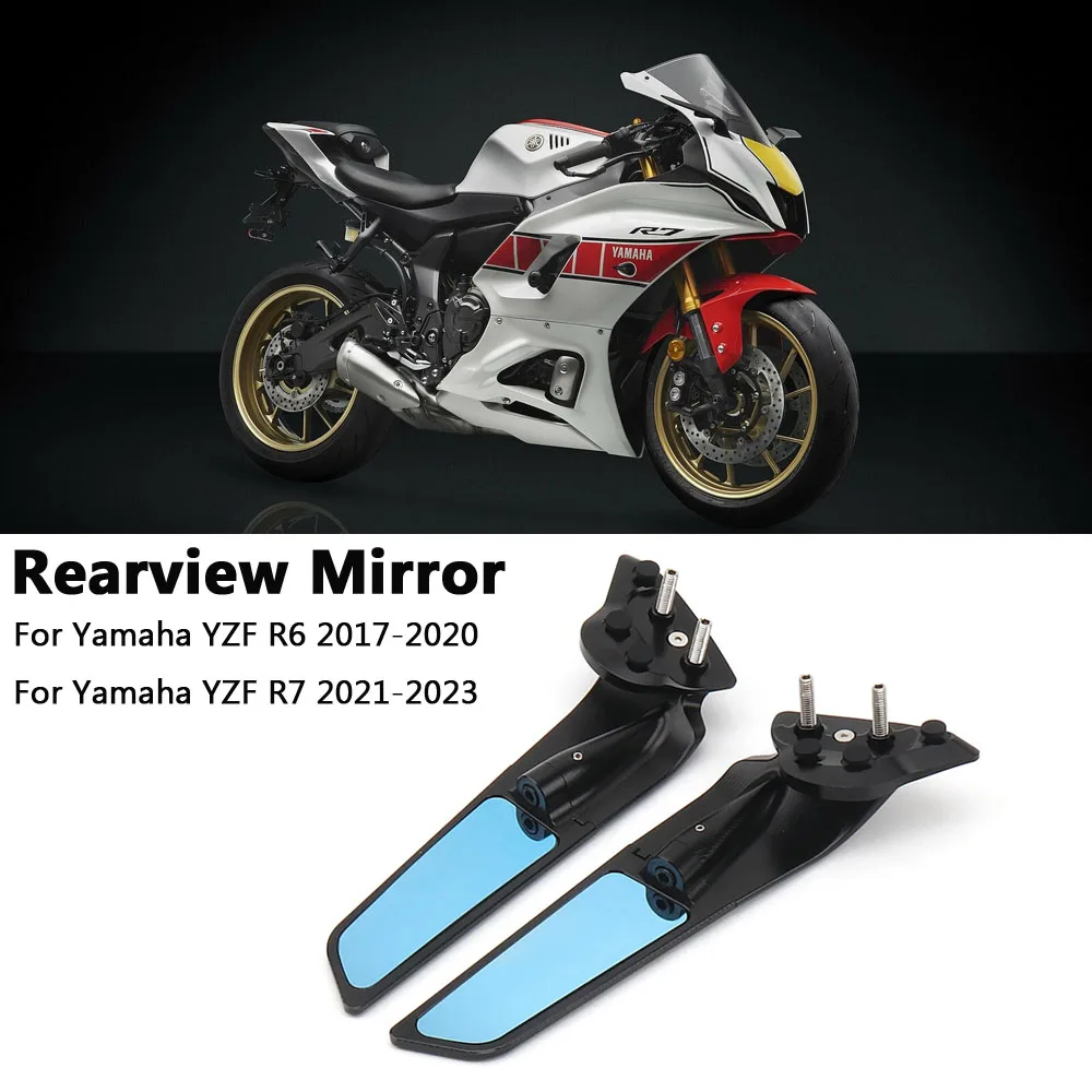 Motorcycle-Accessories-Black-Rearview-Side-Mirrors-360-Rotatable-For ...