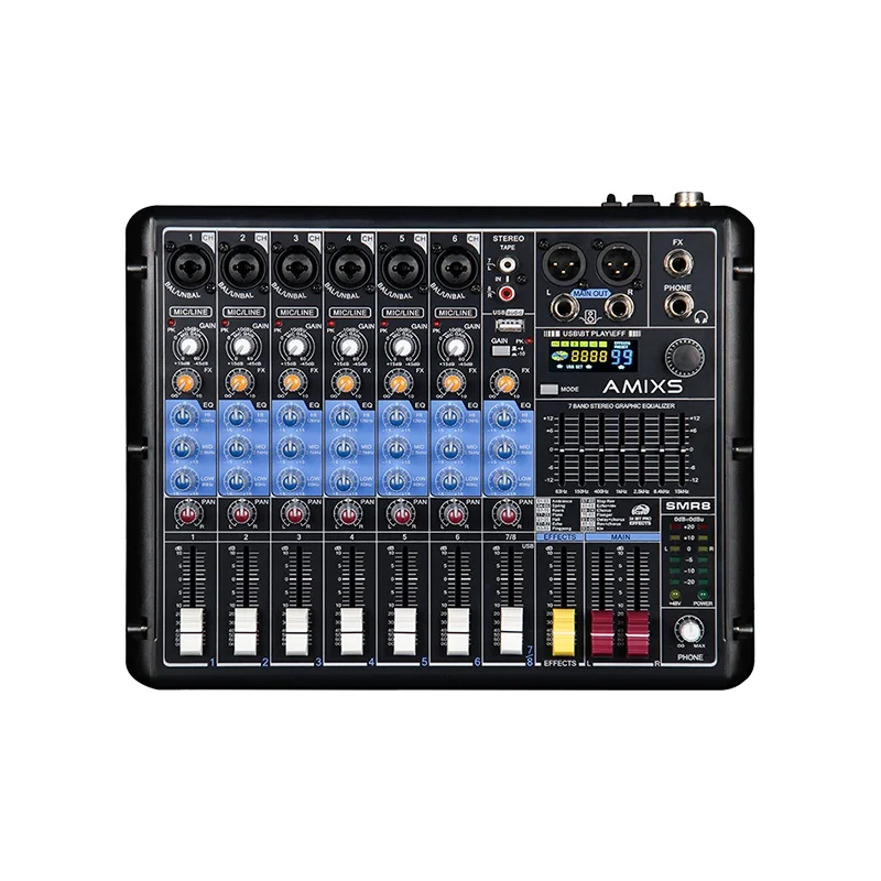 Dj Controller Mixer Audio Sound Mixing Table Card Professional Pc ...