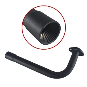 Upgrade Exhaust Pipe With Female Threaded For Coleman Powersports