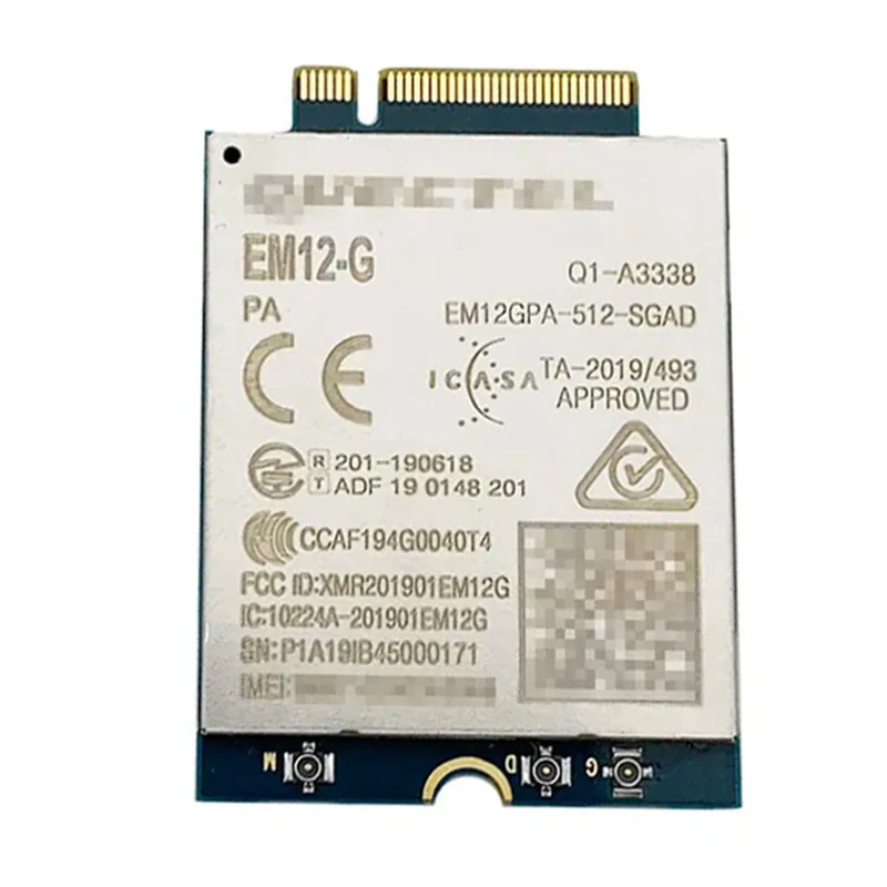 Quectel Módulo EM12 G EM12 LTE A Cat12 M.2, enlace descendente de ...