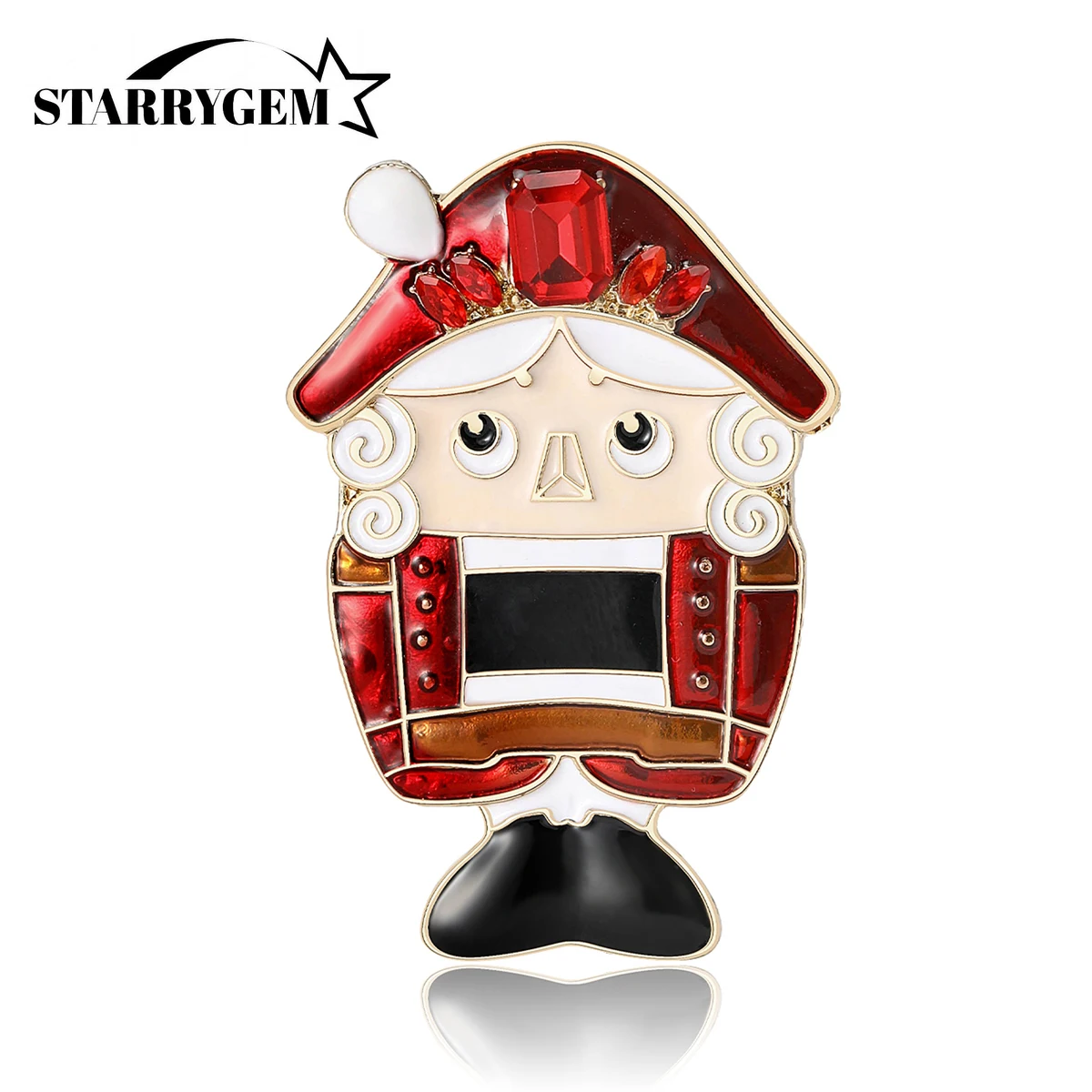 Enamel-Soldier-Pin-for-Women-Nutcracker-Brooches-Cartoon-Doll-Lapel ...
