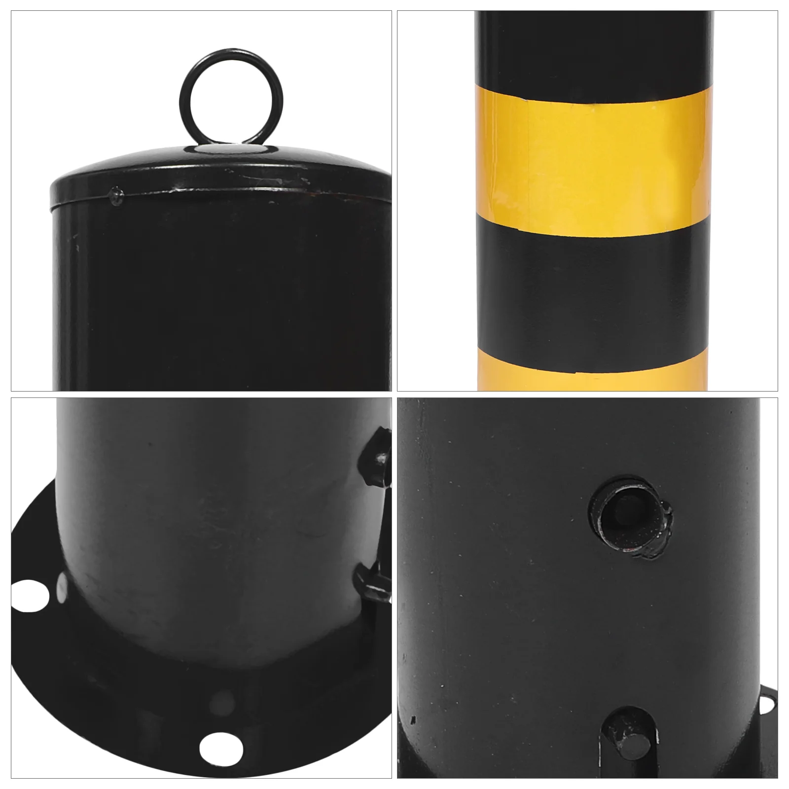 Safety Barrier Parking Chain Key Driveway Security Garage Bollard Guard ...