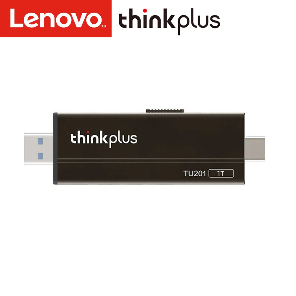 Lenovo thinkplus tu201 1tb tipo c usb3.0 duplo-port portátil sólido ...