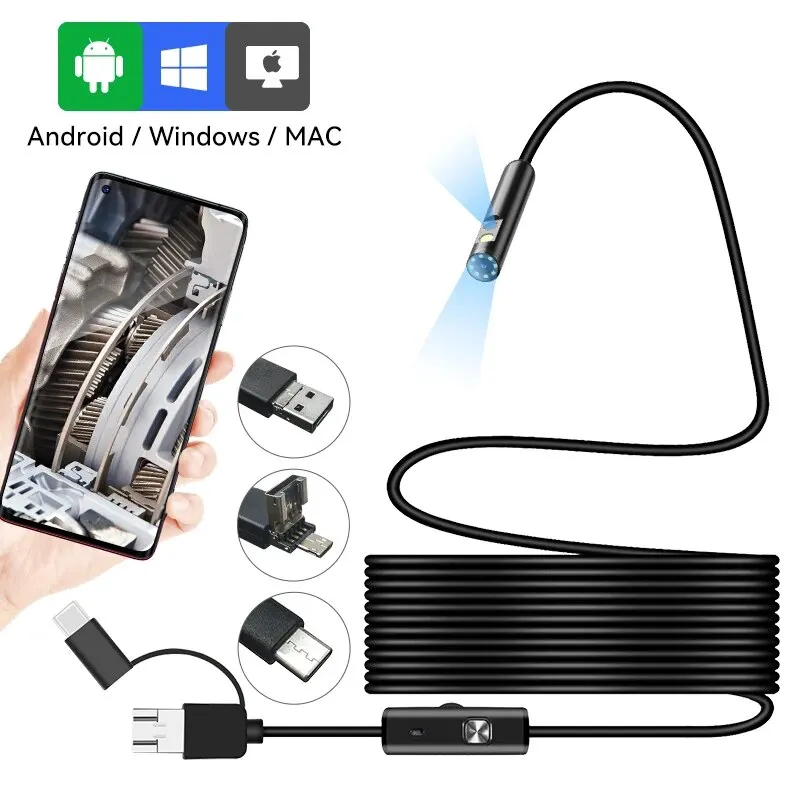 3in1-Android-Endoscope-Camera-5-5-7-8mm-Single-Dual-Lens-Hard-Cable ...