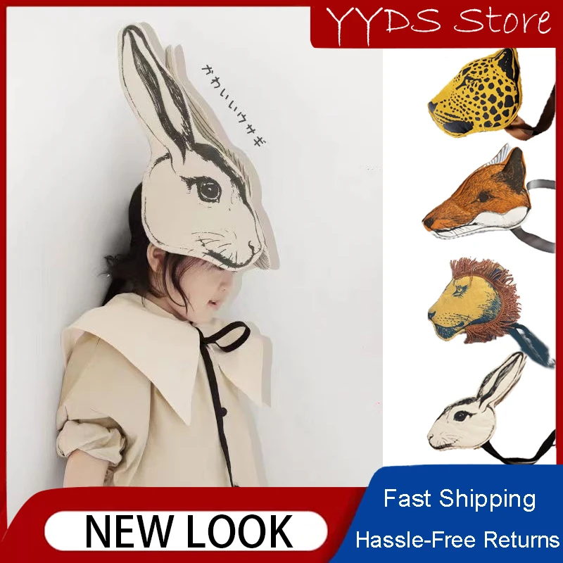 Children's Handmade Rabbit Headdress Hairband Eye Mask Hat Sen Series ...