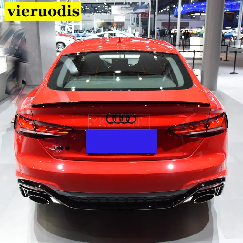 Rear Trunk Lid Spoiler Glossy Black Fit For Audi A5 2017 2018 2019 2020 ...