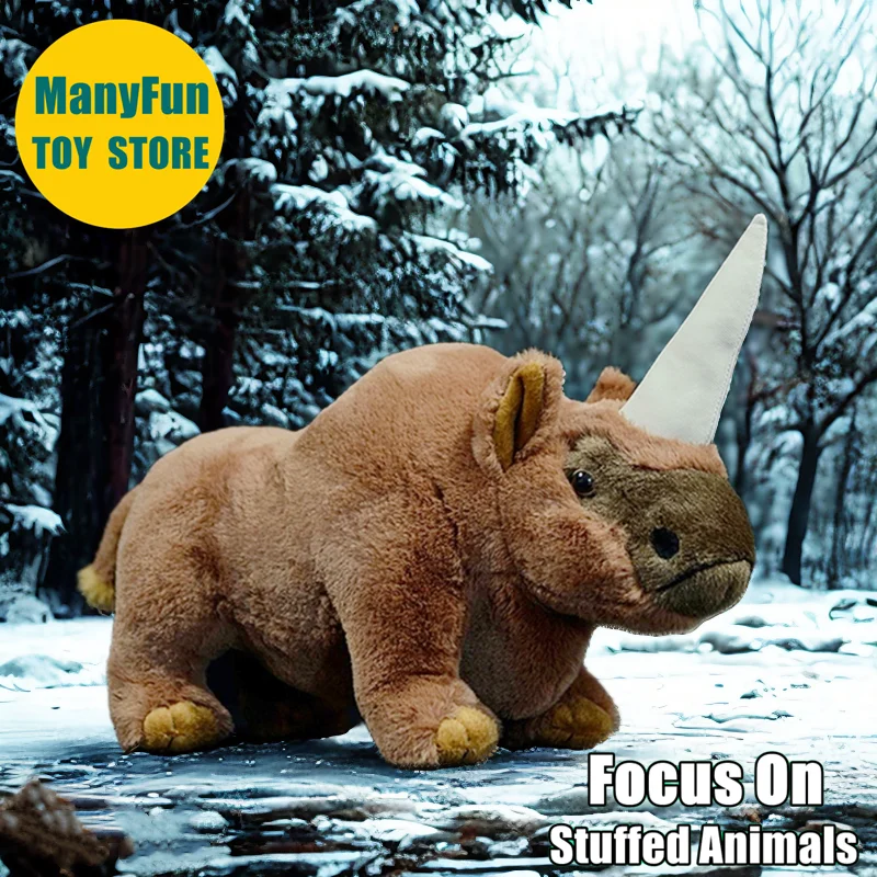 Elasmotherium Plush Toy - Realistic Siberian Unicorn Stuffed Animal ...