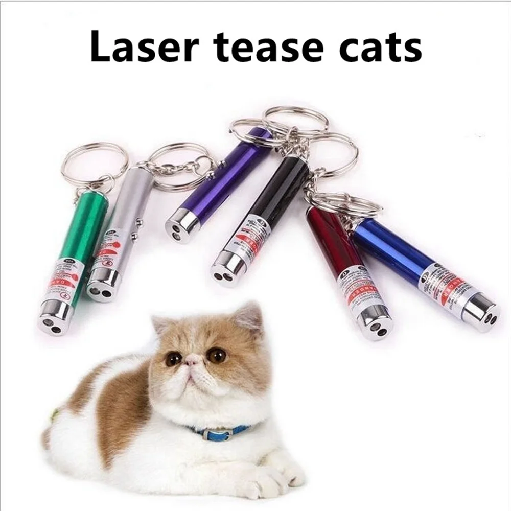 Laser-funny-cat-stick-New-Cool-2-In1-Red-Laser-Pointer-Pen-With-White ...