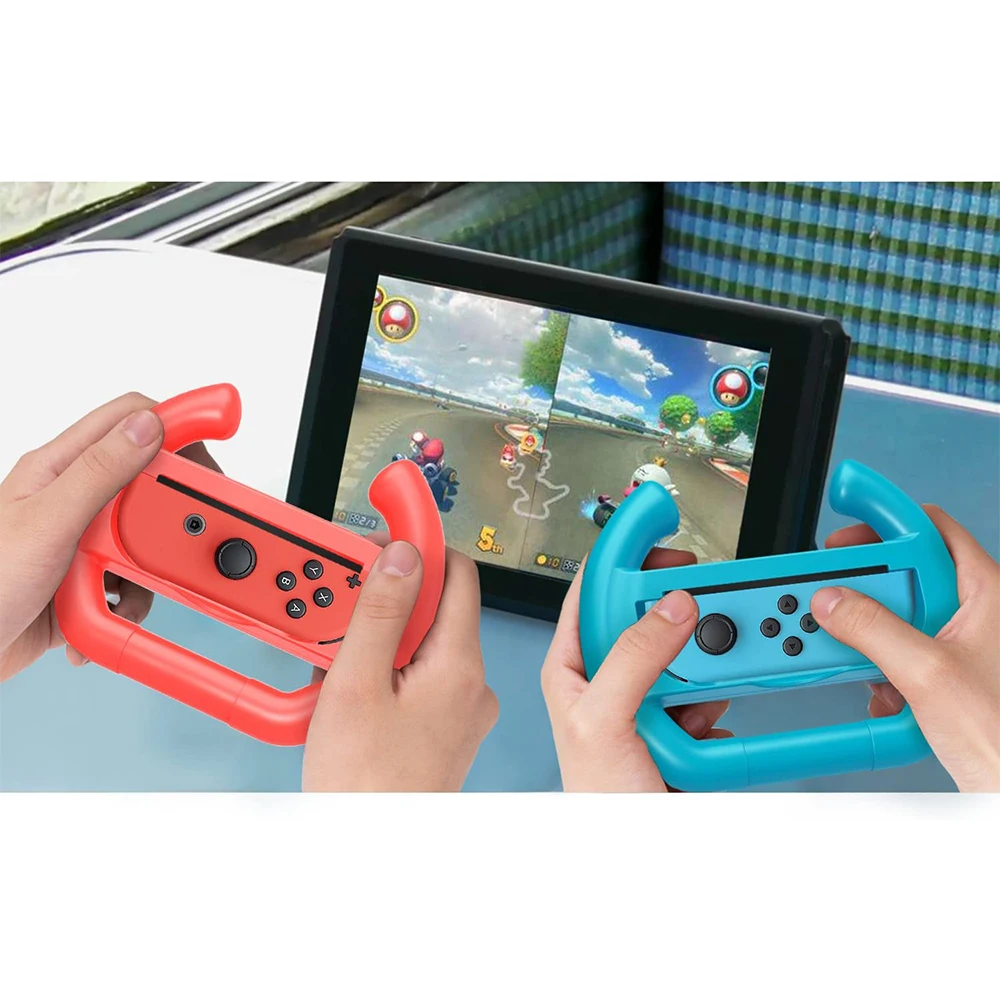 Bleu rouge-Manette Joy-con Avec Petite Poignée Pour Nintendo Switch ...