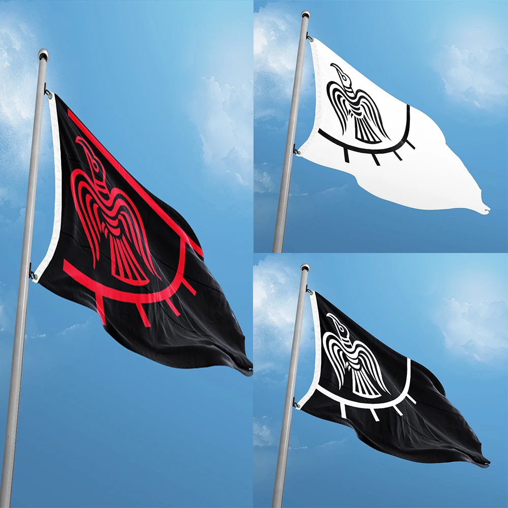 Raven-Viking-Black-Flag-3ft-x-5ft-Polyester-Banner-Flying-150-90cm ...